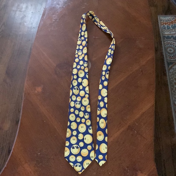 Puritan | Accessories | Smiley Face Emoji Tie By Puritan 0 Silk | Poshmark